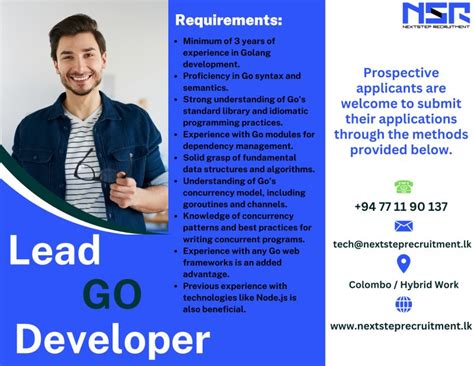 nextstep recruitment on linkedin we are actively seeking lead go
