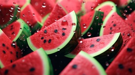 Premium Ai Image Watermelon Animation Premium Ai Image Watermelon Animation