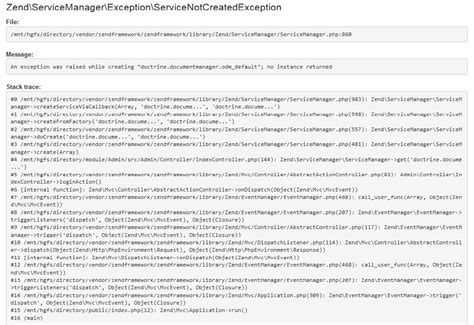 Doctrine Orm Zf2 Mongodb Odm Authentication Stack Overflow