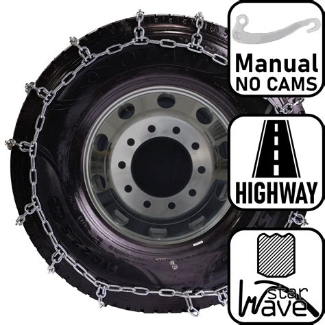 pewag 7mm, starWave, Ladder Pattern Tire Chains without Cams - for ...