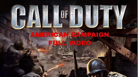Call Of Duty 12003 Gameplay American Campaign Full Youtube