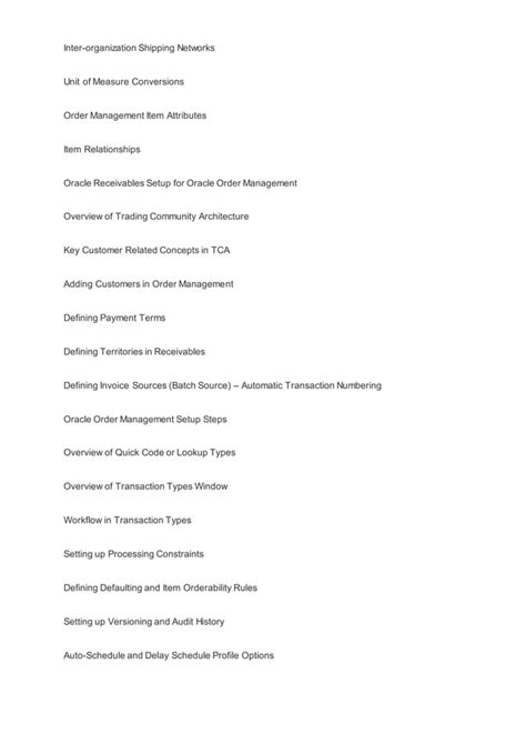 Oracle Scm Course Content Pdf
