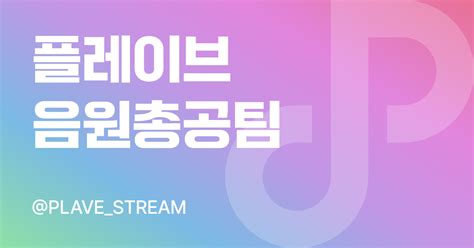 플레이브 음원총공팀