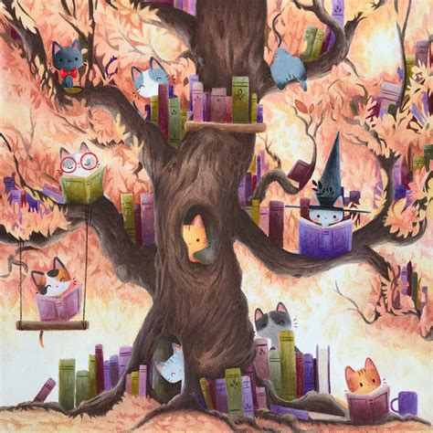 Library In A Tree On Behance