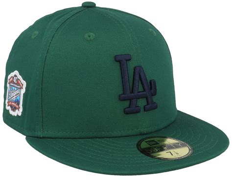 Los Angeles Dodgers Patch 59fifty Dark Green Fitted