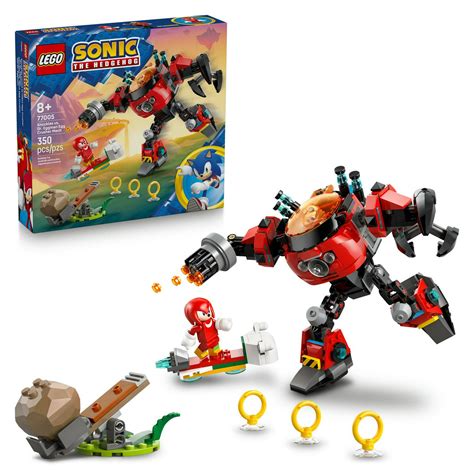 Set Lego Sonic Knuckles Vs Meca Egg Crusher Del Dr Eggman Walmart