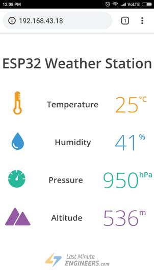 Create A Simple ESP Weather Station With BME