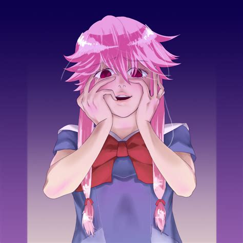 Mirai Nikki Yandere Face Image Gallery Know Your Meme