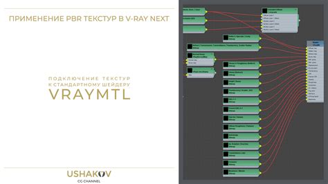 Применение PBR текстур в V Ray Behance