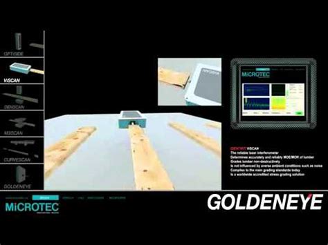 Microtec Goldeneye 700 Multi Sensor Quality Scanner For Lumber Youtube
