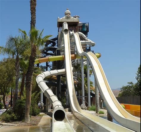 Six Flags Hurricane Harbor Slides