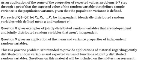 Solved As An Application Of The Some Of The Properties Of Chegg
