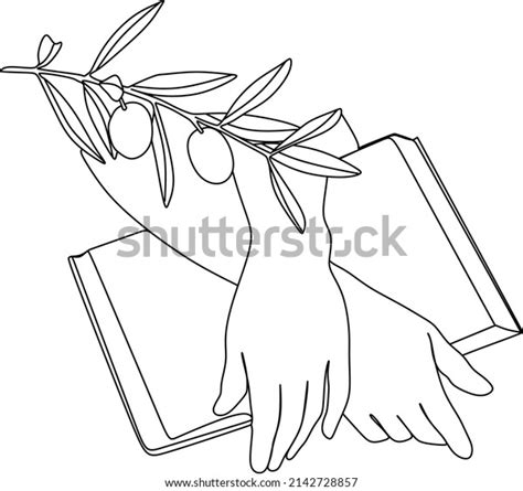 One Line Drawing Hand Open Book 库存矢量图（免版税）2142728857 Shutterstock