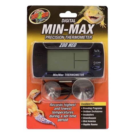 Digital Min Max Thermometer Underground Reptiles