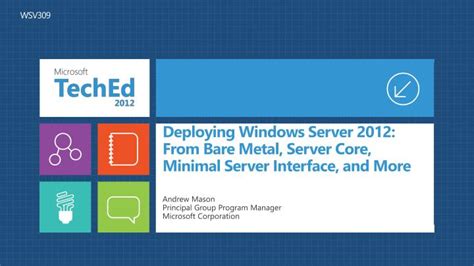 PPT Deploying Windows Server From Bare Metal Server Core Minimal Server Interface And