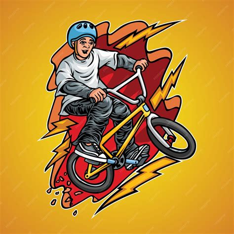 Premium Vector Bike Illustration
