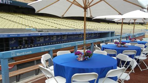 Warning Track Receptions And Dinner At Dodger Stadium Event Space In In