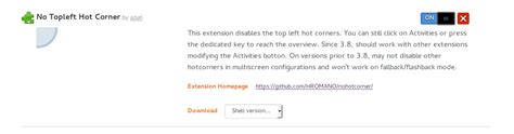 How Do I Disable Activities Hot Corner In GNOME Shell Ask Ubuntu