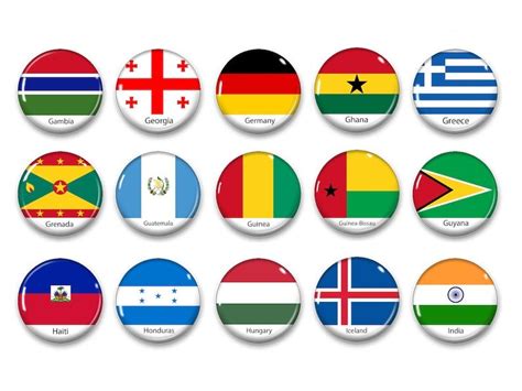 Flag Magnets 197 Countries Of The World Flags Map Art Etsy Bosnia And Herzegovina Flags Of The