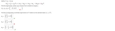 Solved Define T P2P2 By Chegg Com