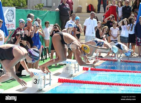 France S Laure Manaudou During The Th International Swimming Meeting Of Carcassone At The