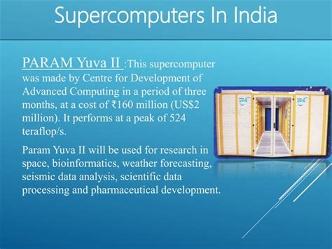supercomputers pptx computing technology and computing