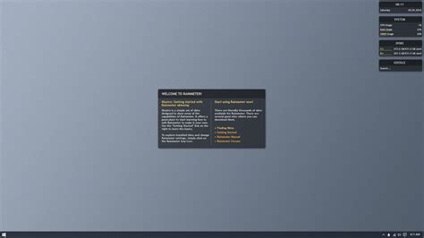 Using Rainmeter Rainmeter Documentation