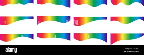 Collection Of Dividers Shape Templates Modern Separator Header For