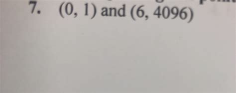 Solved Write An Exponential Function Whose Graph Passes