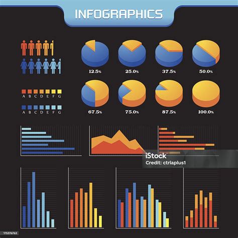 데테일 인포그래픽 벡터 일러스트레이션 그래프에 대한 스톡 벡터 아트 및 기타 이미지 그래프 금융 수치 기업 비즈니스