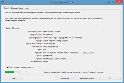 Ways To Open Dxdiag Directx Diagnostic Tool In Windows Moborena