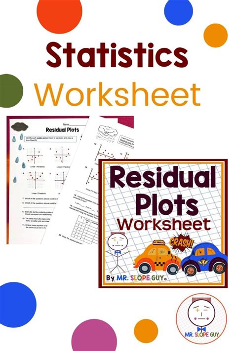 Residuals And Residual Plots Worksheet [video] [video] Math Worksheet Writing Equations