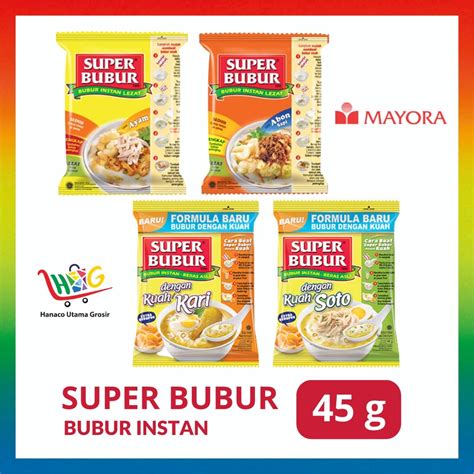 Jual Super Bubur All Varian 45g Shopee Indonesia