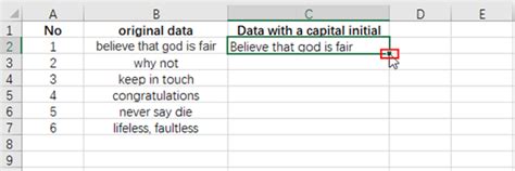 How To Capitalize The First Letter In Microsoft Excel My Microsoft Office Tips