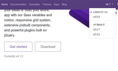 Website Shows V Series As Latest Issue Twbs Bootstrap GitHub