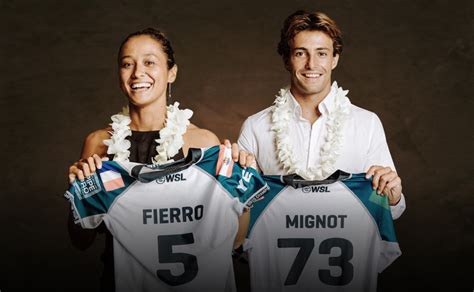 Vahine Fierro Et Marco Mignot Prêts Pour Leurs Débuts à Pipeline Surf