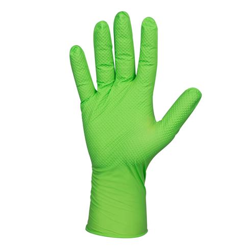 Luvas De Nitrilo Verdes Xl Oficinas Auto 54371 Tudauto