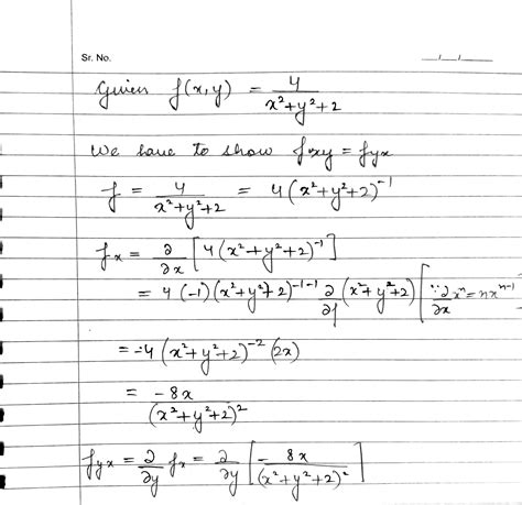 [solved] Help Me Answer And Explain Verify Clairauts Theorem On 4 F X Y Course Hero