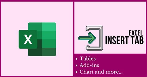What Is The Insert Tab In Microsoft Excel Computer Shiksha