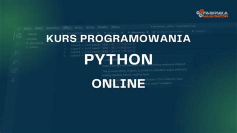 Kurs Programowania W Pythonie Poziom Podstawowy Youtube
