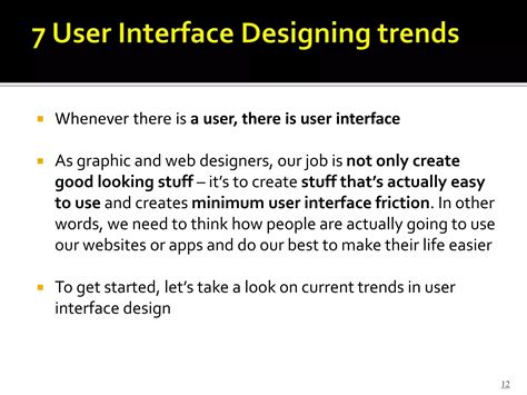 User Interface Analysis And Design Pptx