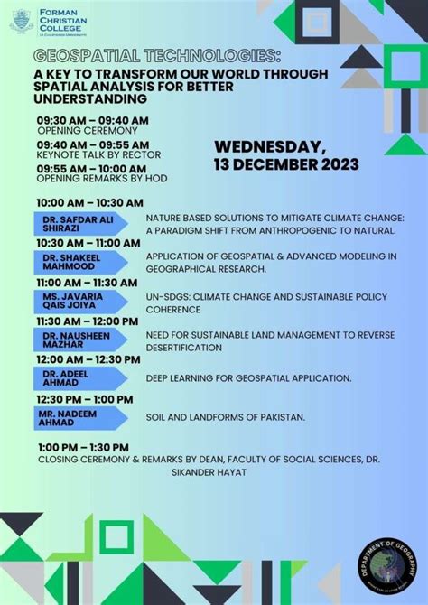 Geo Spatial Technologies Fccu University