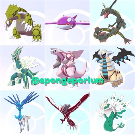 All Pokemon Legendaries Shiny