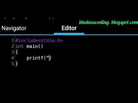 C Tutorial Hello World Program YouTube