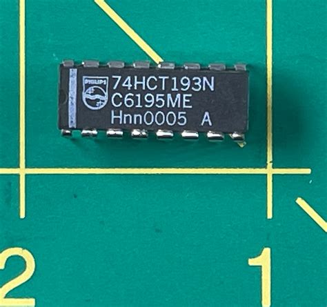 Philips 74hct193n 4 Bit Presettable Synchronous Binary Updown Counter Ff20152