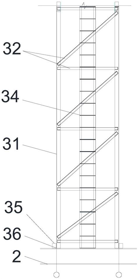 construction method of latticed column supporting platform system for