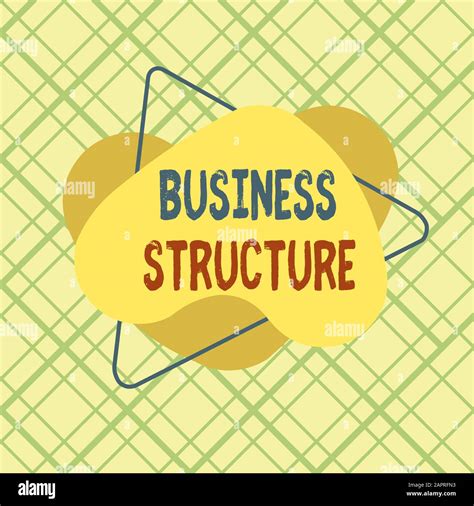Conceptual Hand Writing Showing Business Structure Concept Meaning Organization Framework That