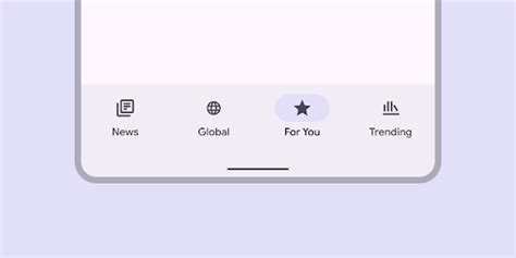Navigation Bar Material Design 3