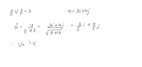 solved find the component form of v given its magnitude and the angle