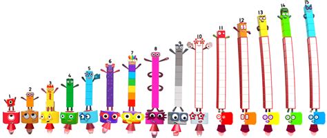 Numberblocks 1 15 And Their Times Tables Fandom